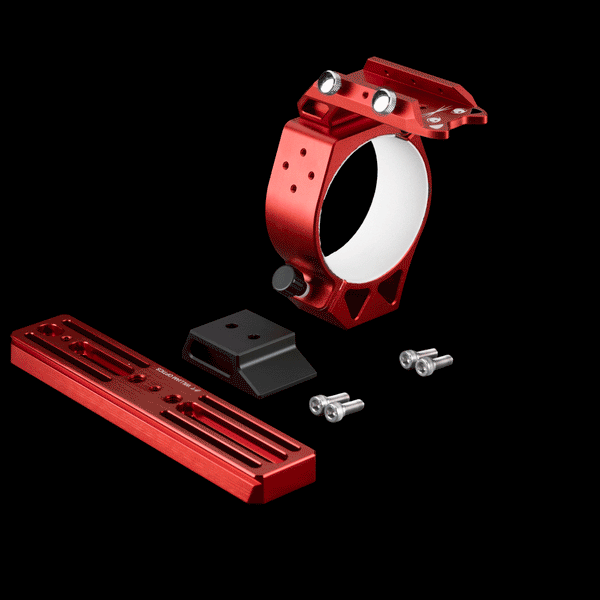 William Optics Riser Block for 51 Ring | M-BK51-BL – All-Star Telescope ...